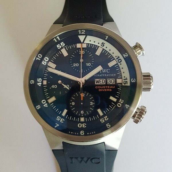 IWC WATCH AQUATIMER COUSTEAU DIVERS TRIBUTE TO CALYPSO LIMITED EDITION ...