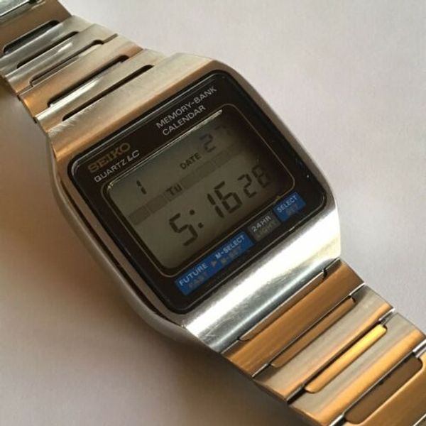 Vintage SEIKO M354-5019 "James Bond 007 Moonraker" Memory Bank Digital ...