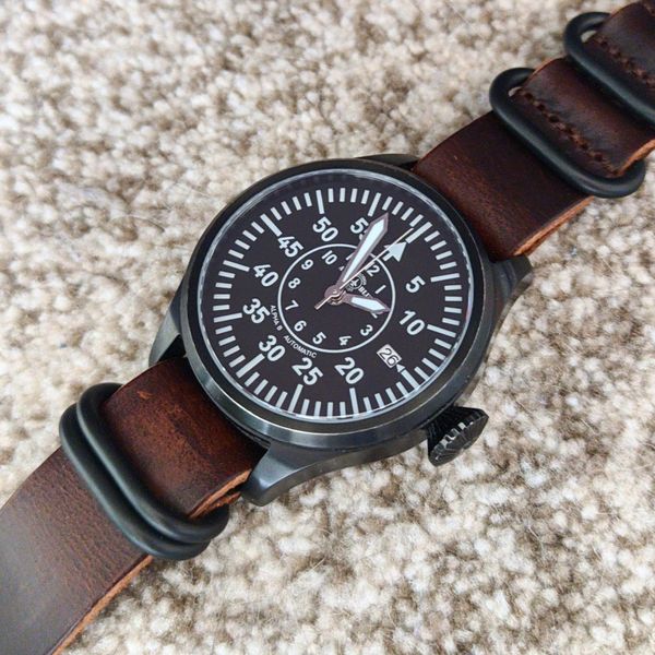 [WTS] Air Blue (Deep Blue) Alpha B 41mm Pilot PVD Black | WatchCharts ...