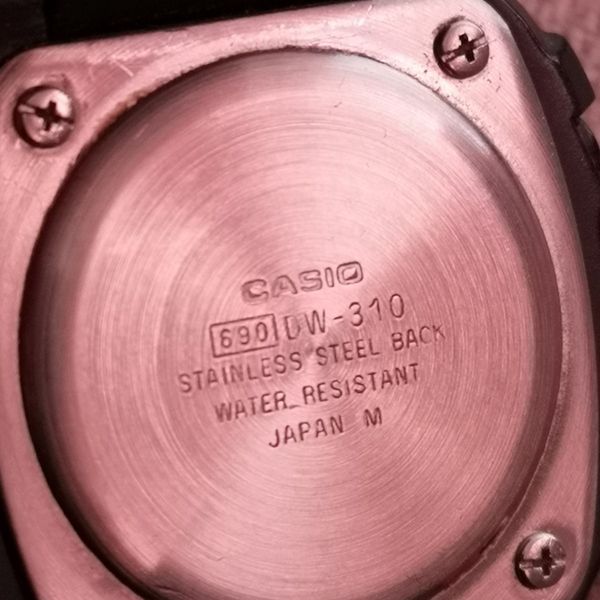 Vintage Casio DW-310 Chronograph Diver WR 300M Digital Men's Watch ...