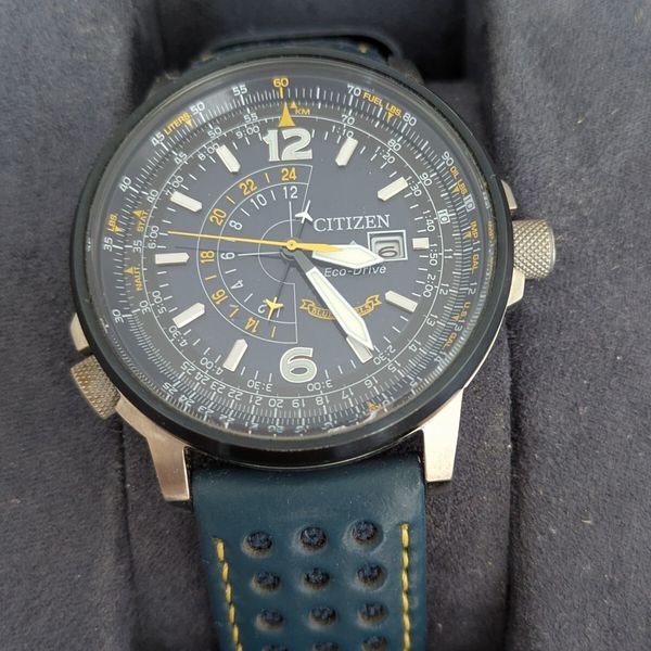 Citizen Men's Eco-drive Promaster Nighthawk Blue Angels Watch BJ7007 ...