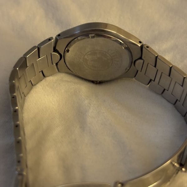 Citizen Eco-Drive E101-K17543 Men's Watch Silver-Gold Bracelet Black ...