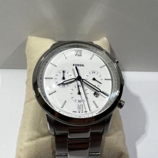 Fossil Neutra Chronograph Men's Watch FS5433 Stainless Steel ...