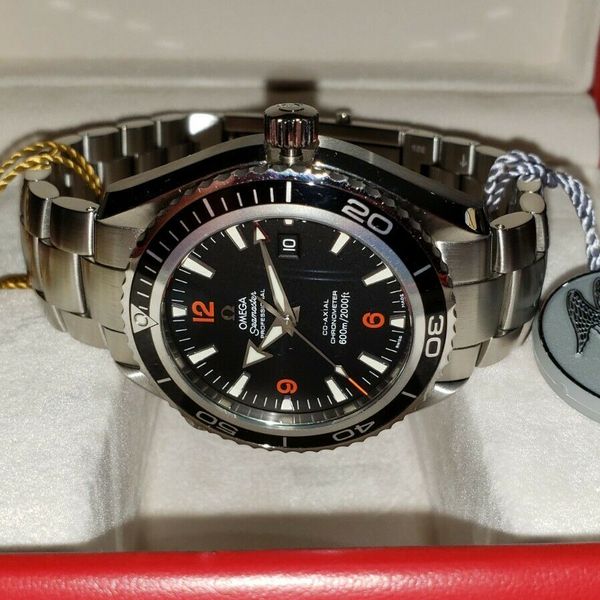 Omega Seamaster Planet Ocean Coaxial COSC Chronometer XL 45mm 2200.51. ...