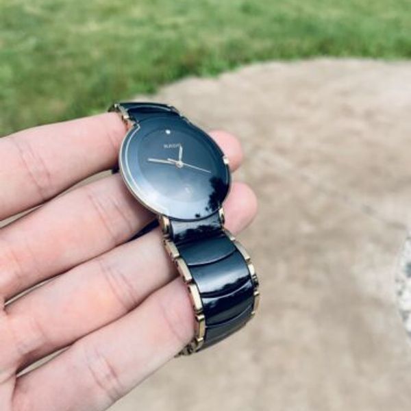 RARE!! Vintage 90s Rado Diastar Jubilee Watch High Tech Ceramic 1996 ...