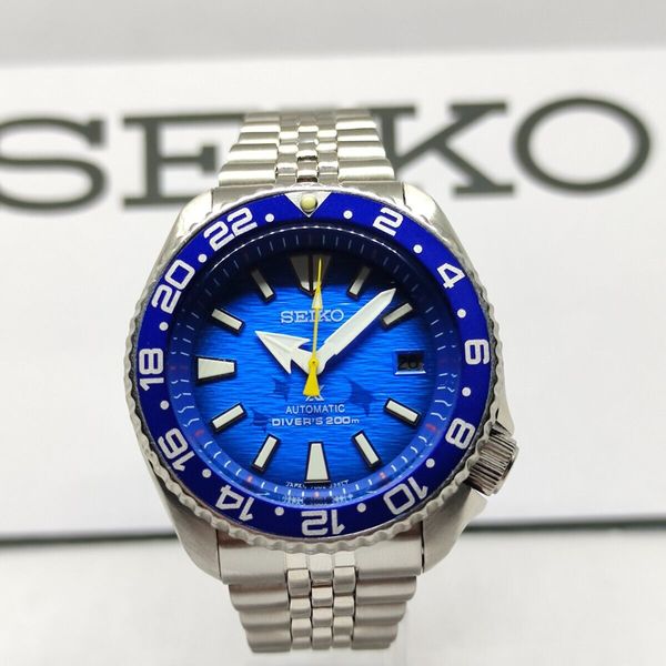 PRE OWNED SEIKO DIVERS 7002-7000 MANTA DIAL AUTOMATIC MENS WATCH ...
