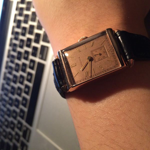 FS: Vintage Longines "Berkeley" Rectangular Watch | WatchCharts Marketplace