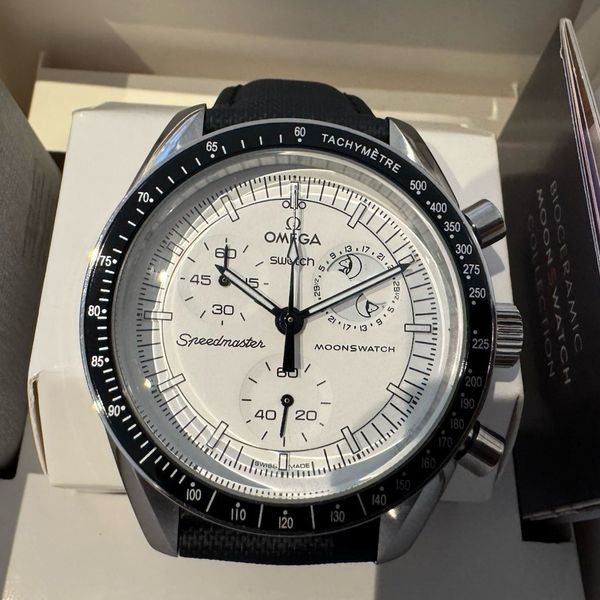 Swatch Omega Mission to the MoonPhase Stainless Steel Case Mod ...