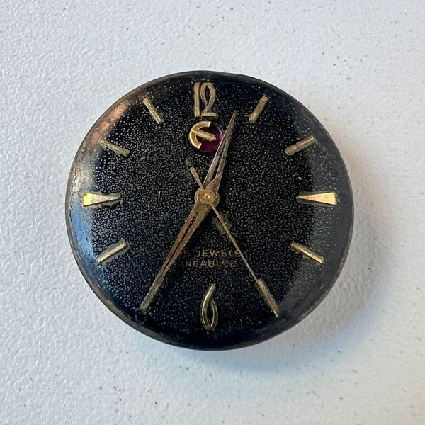 Vintage Rado Incabloc Automatic Watch Cal 1700 Mens 25 Jewels Black ...