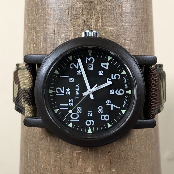 Timex MK1 Camper Men T2P292 Military Field MacGyver Quartz 40mm Watch 7 ...