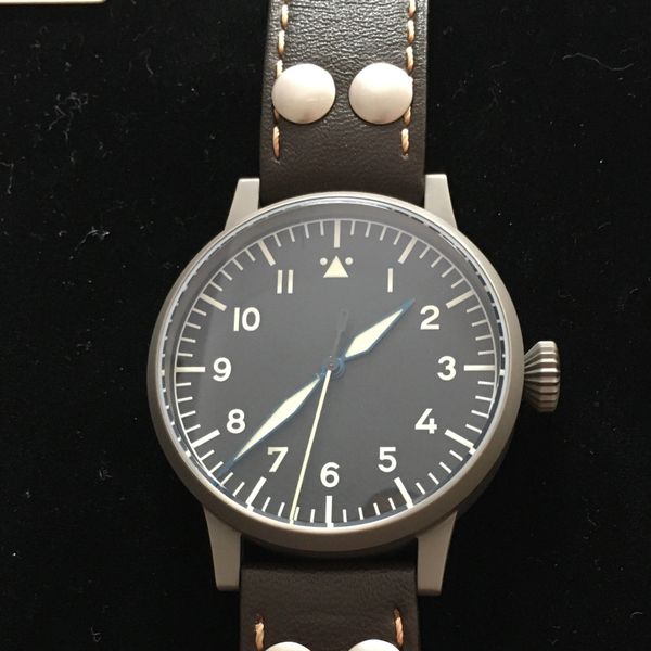 Laco 39mm Heidelberg Type A dial Automatic Pilot watch | WatchCharts ...