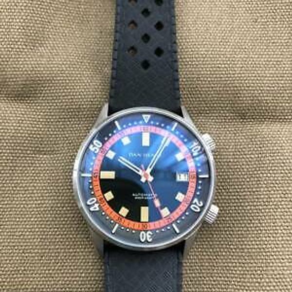 Authentic Dan Henry Watch 1970 Automatic Diver 40mm 200M water ...