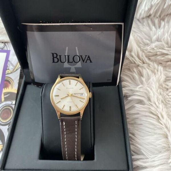 Bulova 9 ct Gold Automatic Wrist Watch | WatchCharts Marketplace