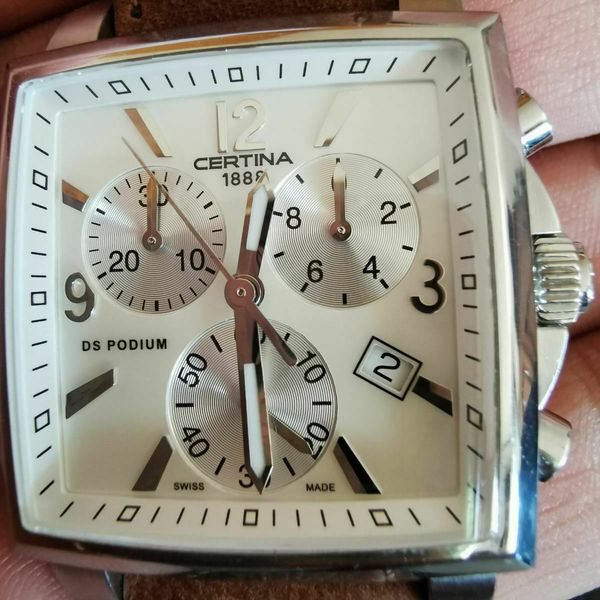Certina Square DS Podium Chronograph,100m,saphire crystal | WatchCharts
