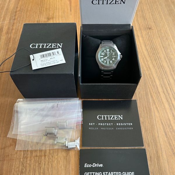 Citizen Promaster Tough Ray Mears BN011-51X Super Titanium Eco-Drive ...