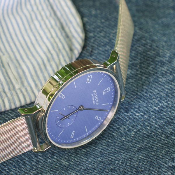 Sold - Nomos homage, Rodina, Blue Dial, two straps, like new - $108 ...