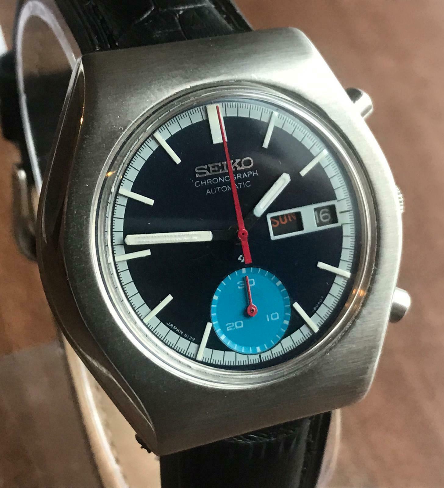 Seiko 6139-8020 Excellent Vintage Chronograph Gents Watch | WatchCharts ...