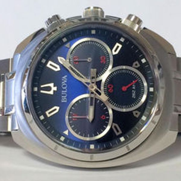 FS: Bulova Blue-Dial 'Curve' Chronograph.... | WatchCharts Marketplace