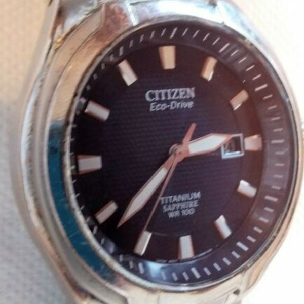 Mens Citizen Eco-Drive Titanium Watch. E111-S078369 | WatchCharts