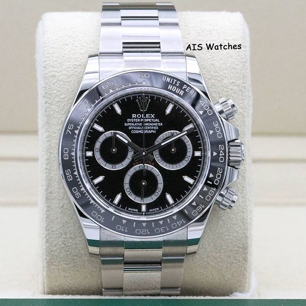FSOT: Rolex Cosmograph Ceramic Daytona 126500 Black Dial Box & Papers ...