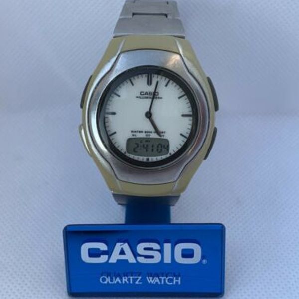 Casio AW-E10 Module 2705 Quartz Dual Time Vintage Wrist Watch Rare ...