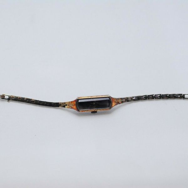 Seiko vintage 1520 3666 Women's Mechanical Watch Gold Tone Case Copper ...