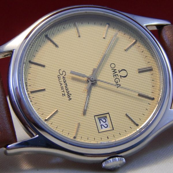 Stunning Vintage 1980s Omega Seamaster Quartz Calibre 1430 Mens Watch ...