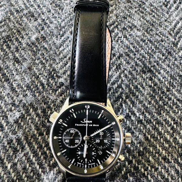 Sinn 6099 Column Wheel Chronograph New Old Stock - Box, Papers, Tools ...