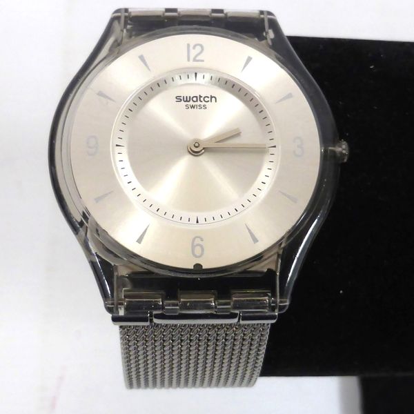 Swatch Skin Ultra Thin Metal Knit FM118M Stainless Steel Milanese ...