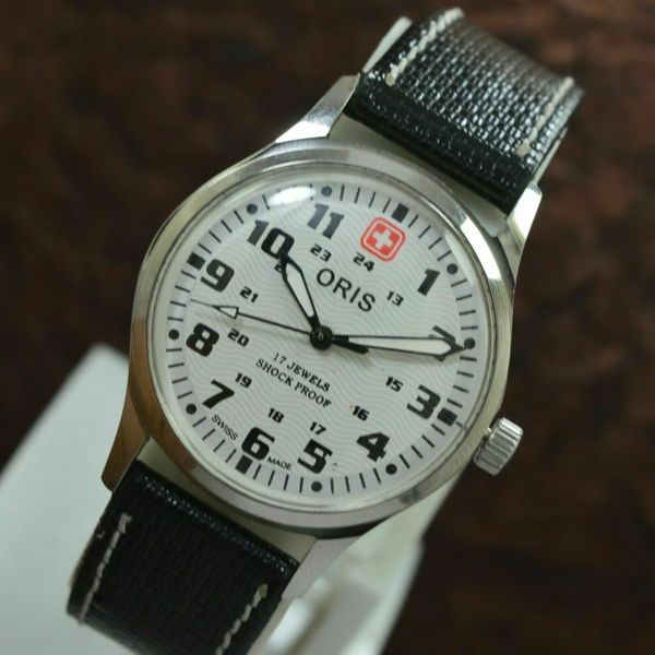 Beautiful Oris Hand Wind ST 96 17 Jewels Men's Wrist Watch ...