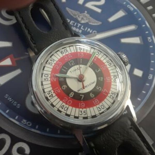 vintage 1972 timex roulette military sprite watch | WatchCharts Marketplace