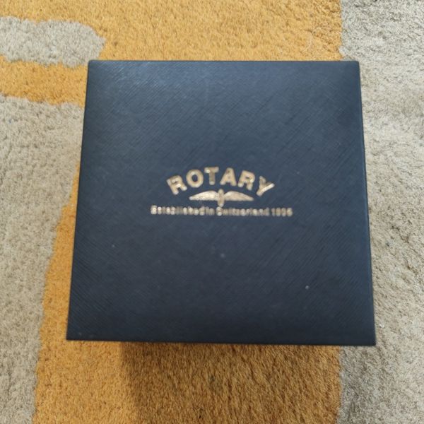 ROTARY WATCH in original box working order new battery mint Hardly worn ...