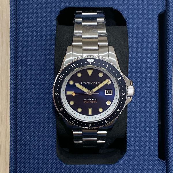 Spinnaker Croft Automatic Deep Blue New In Box | WatchCharts Marketplace