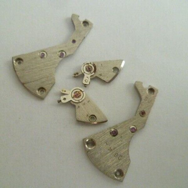 RAKETA WATCH movement BRIDGES+POLJOT BALANCE COCKS FOR PARTS LOT ...