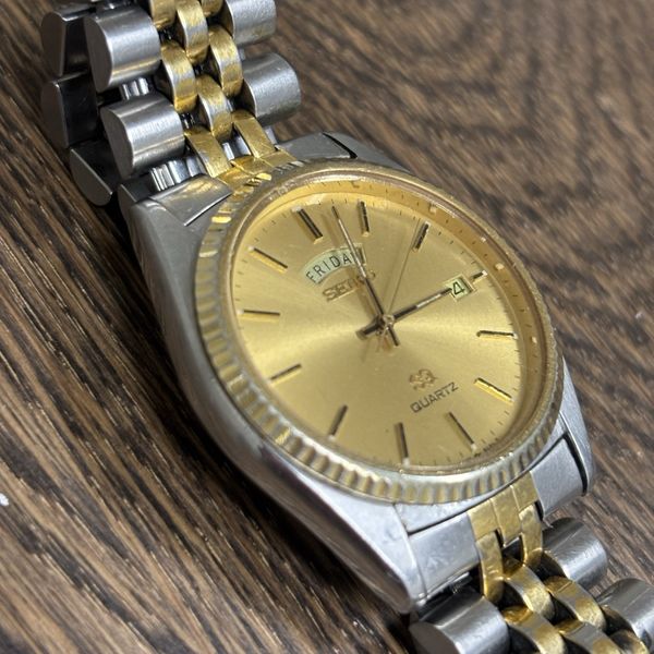 Men's Vintage 1990s SEIKO President Quartz Watch Model #5Y23-8A69~ WORKS | WatchCharts Marketplace