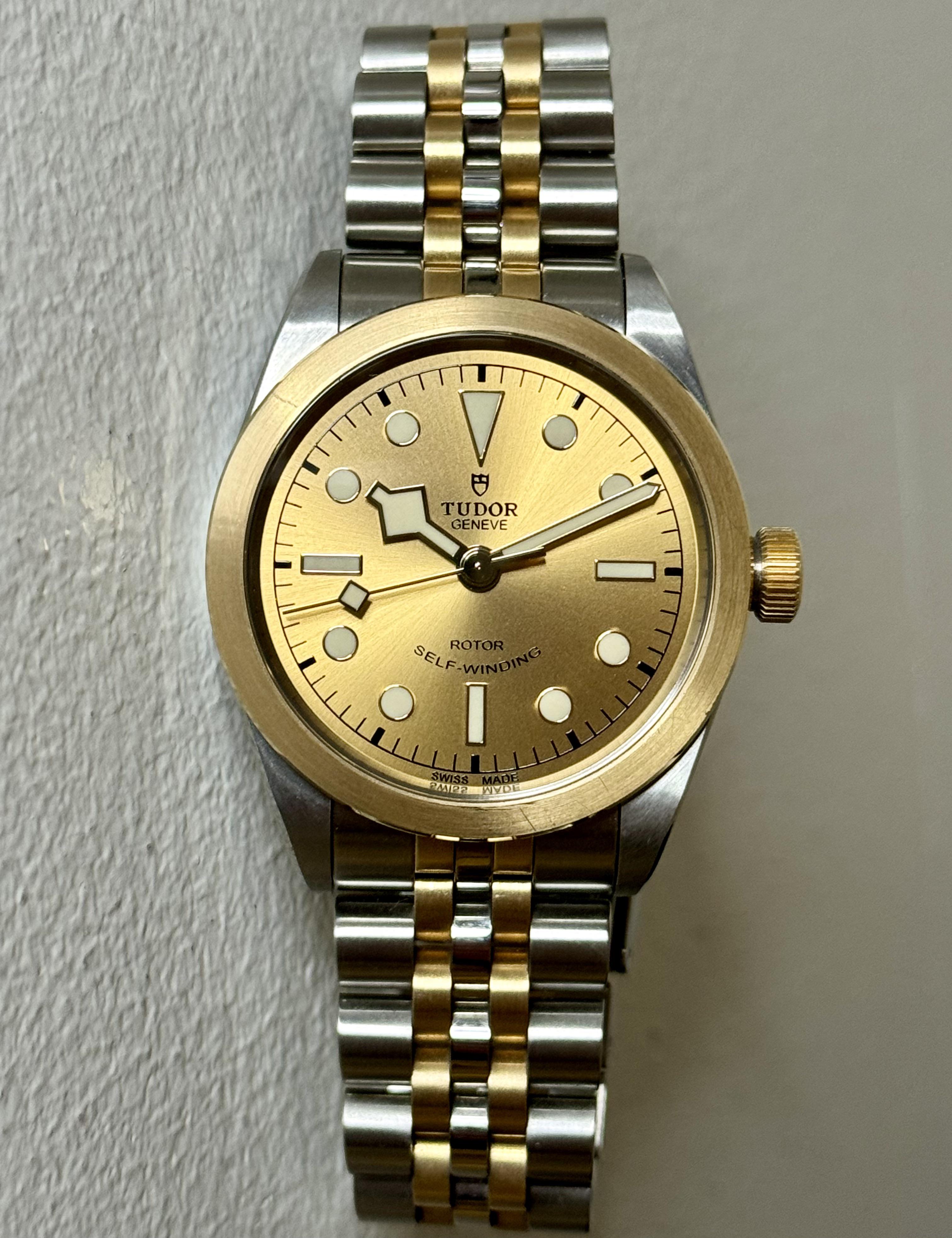 [WTS] Tudor Black Bay 36 S&G Two Tone Champagne Dial FULL KIT 79503 ...