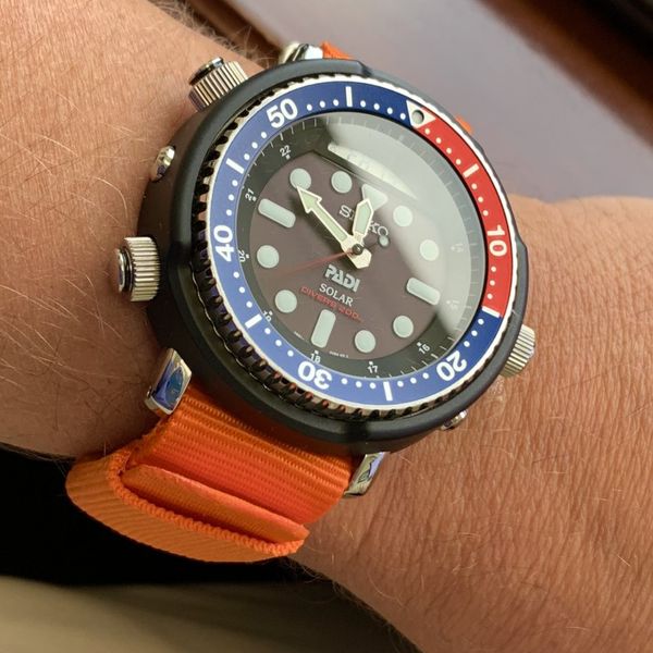 FS Seiko SNJ027 Pepsi Padi Arnie | WatchCharts Marketplace