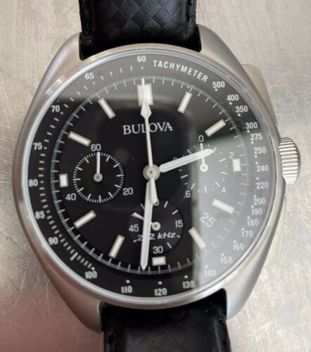 Bulova 96B251 Moon Apollo Lunar Pilot Special Edition Men Watch - Black ...