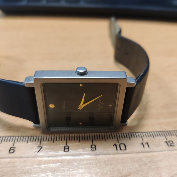 Rare Vintage Adec by Citizen W.R. Titanium Ladies Watch Japan Movement ...
