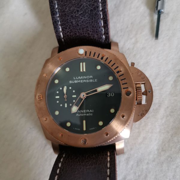 FS: BNIB Panerai Luminor Submersible 1950 3 Days Automatic 47mm Bronzo ...