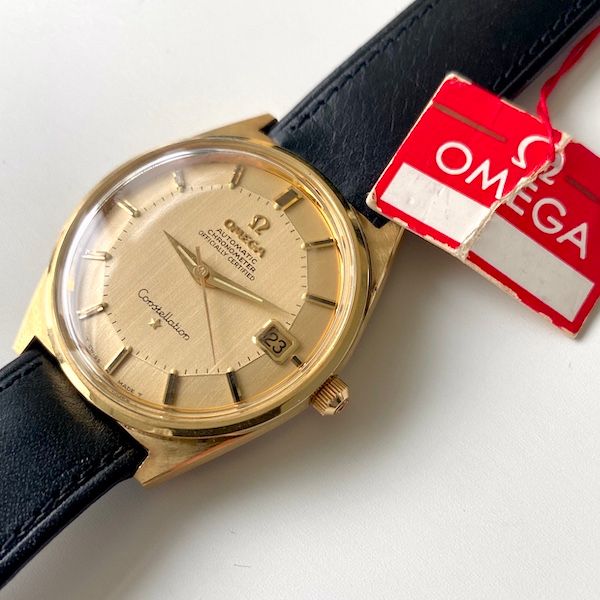 FS: NEW OLD STOCK 1968 Omega Constellation Monocoque Gold Capped Pie ...