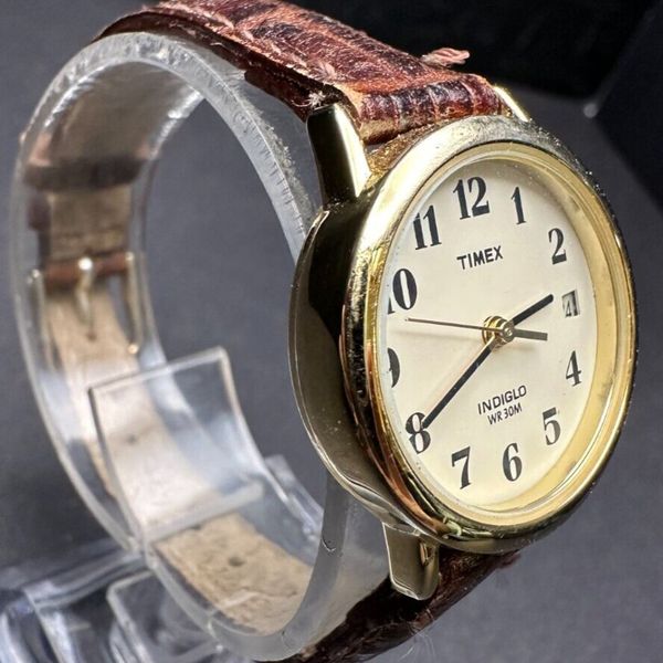 Vintage Timex Indiglo Analog Watch WR30M - Untested - May Need Battery ...