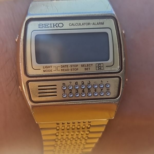 vintage Seiko Calculator watch C359 vintage Seiko Digital Watch,vintage ...