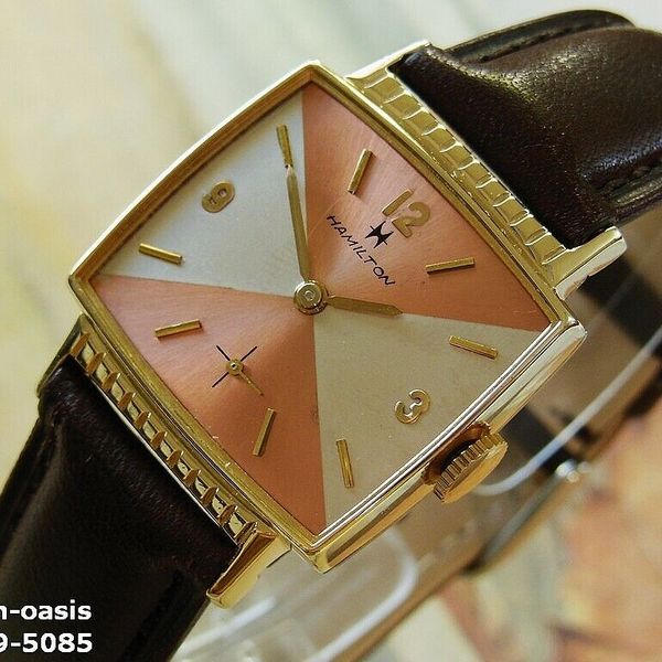 1962 Vintage HAMILTON Gary, Stunning Silver & Salmon Dial, Serviced ...