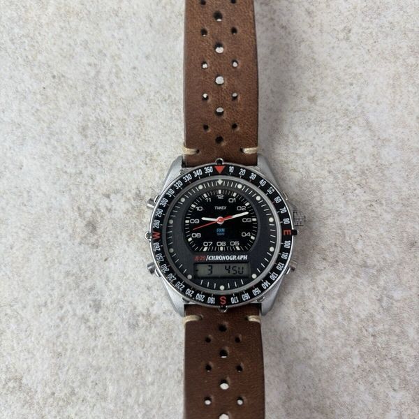 Vintage Timex B-29 Chronograph GMT 1980â s | WatchCharts Marketplace