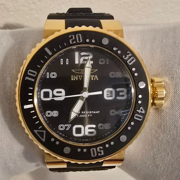 INVICTA Model 21521 - Pro Diver Men - Men's Quartz - Black Silicone ...