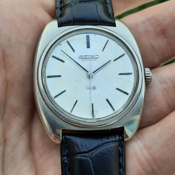 King Seiko 5621-7000 Hi-Beat KS 1971 Mens Vintage Automatic Watch Ivory ...