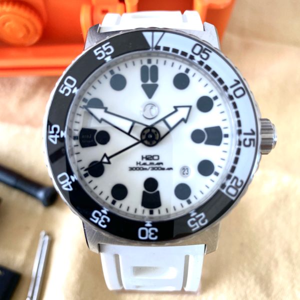 H2O / Helberg Kalmar II 3000 44M ,White Full Lume, B&W Ceramic Turbine ...