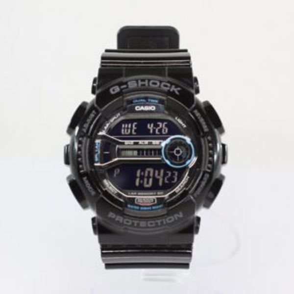 CASIO G-SHOCK GD-110 Solar Digital Men's Watch Black From Japan ...