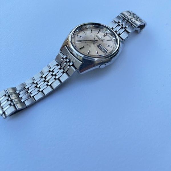 Vintage 1975 Seiko 5 Actus 7019-7060 Champagne Dial Kanji Automatic Watch | WatchCharts Marketplace